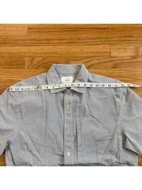 Billy Reid | Shirts | Billy Reid Selvedge Check Pattern Short Sleeve ...